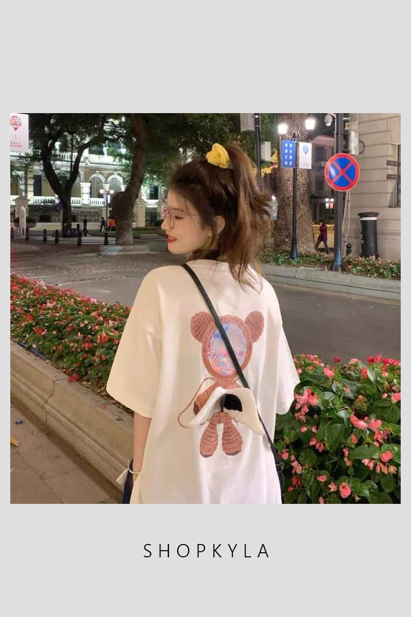 PREORDER - 3D WING BEAR T SHIRT | KYLA